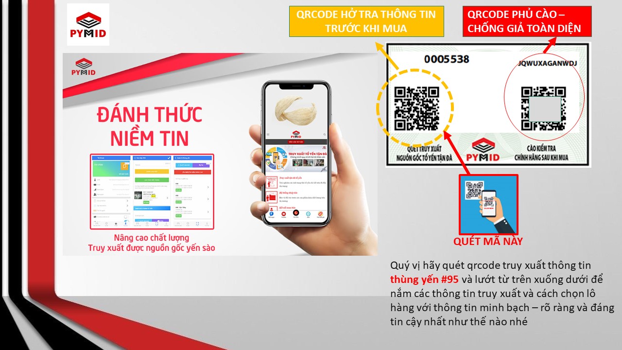 Khách hàng được gì khi tìm hiểu nguồn gốc tổ yến của Pymid